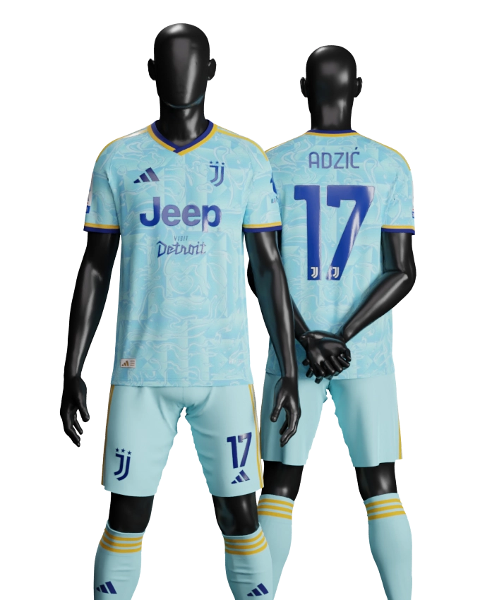 3D Mockup Jersey Manekin V Cross Raglan Animasi 360° Realistis