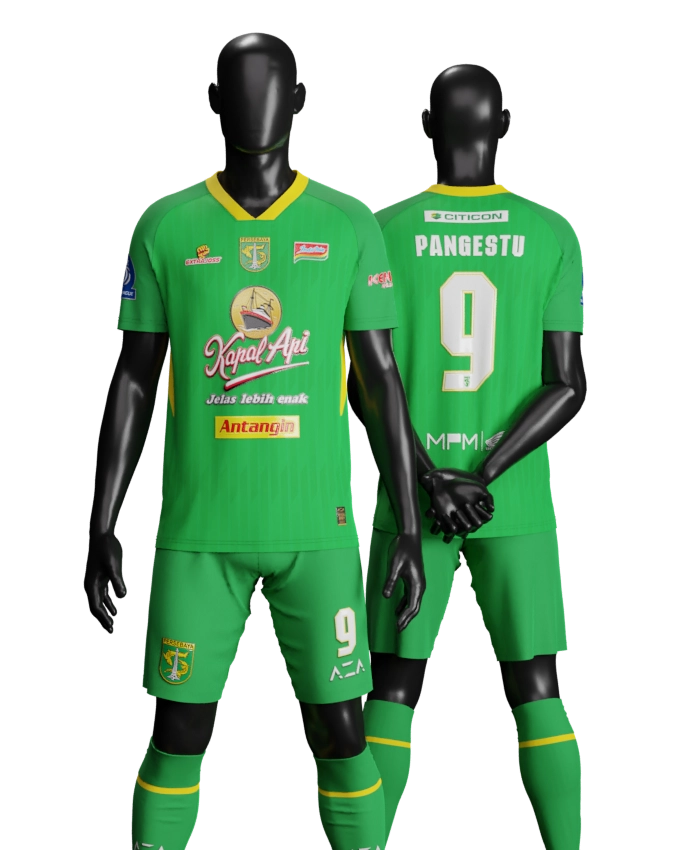 3D Mockup Jersey Manekin V Flat Raglan Animasi 360° Realistis